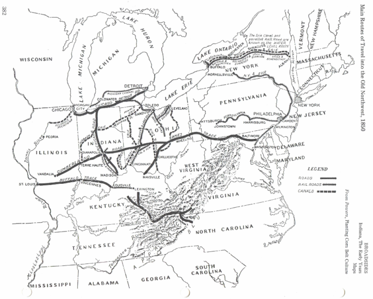 Historic Maps – Indiana's Historic Buffalo Trace